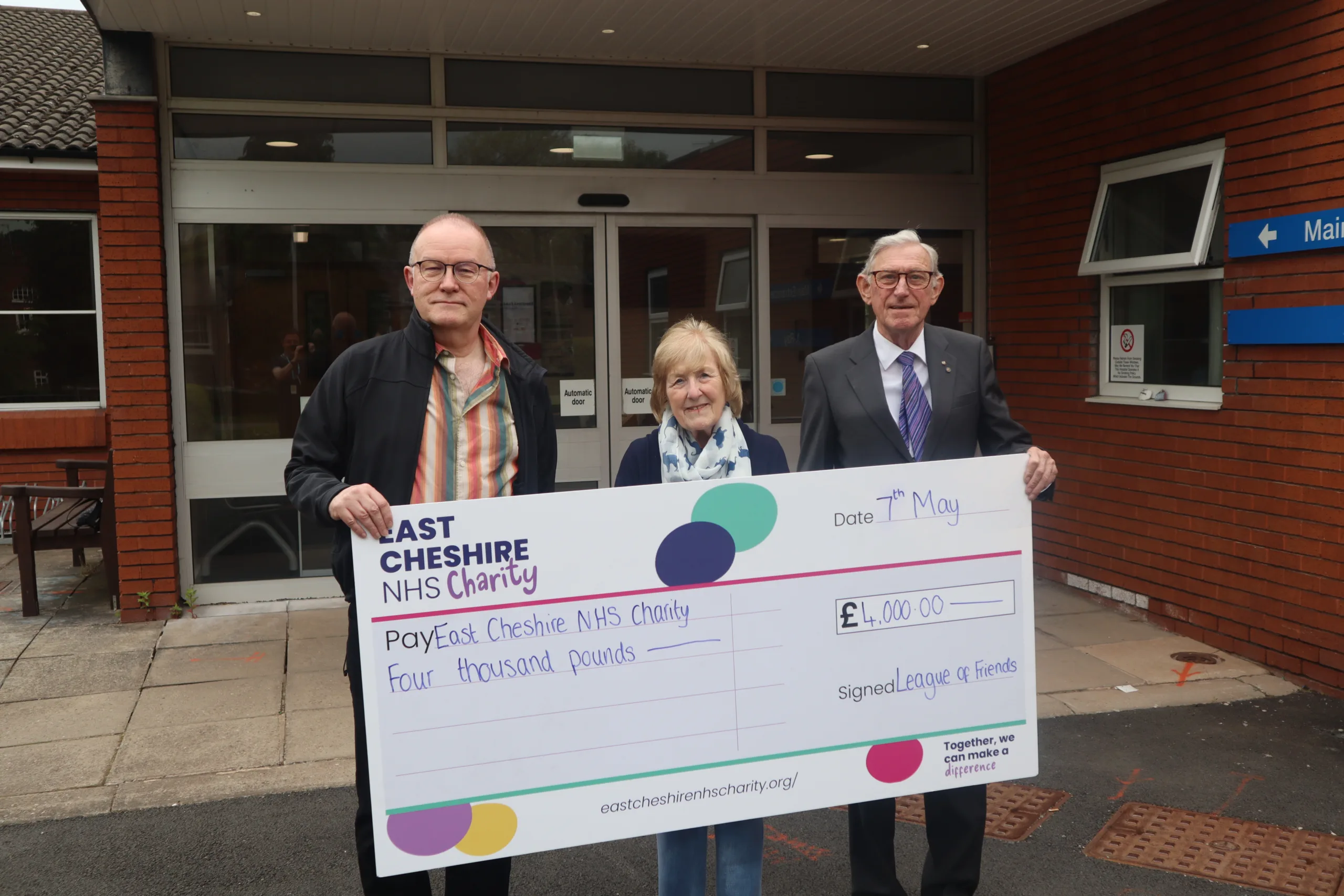 Generous League of Friends donation benefiting patients at Congleton ...